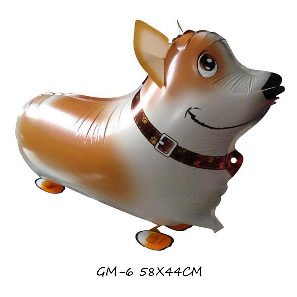 Helium Walking Pet Animal Balloon Corgi