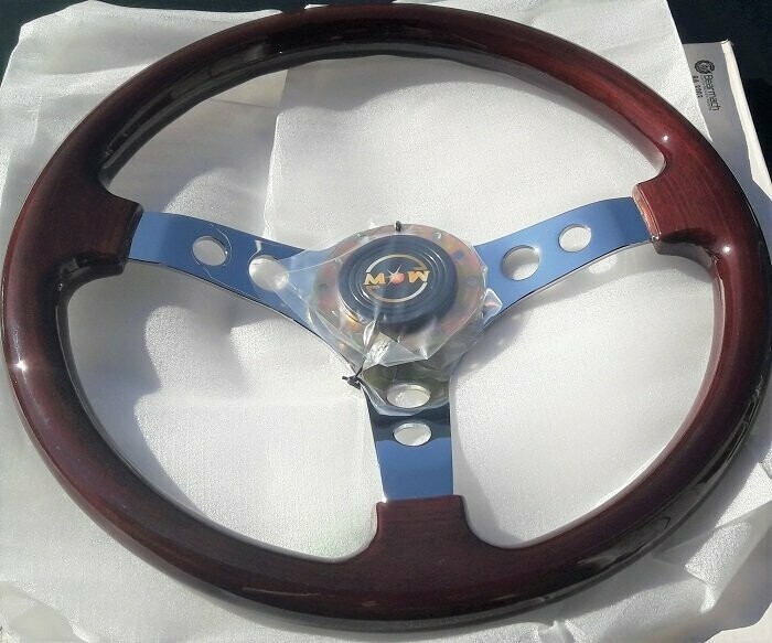 Volante de madera Land Rover Defender, Land Rover Serie 2,3, Santana ...