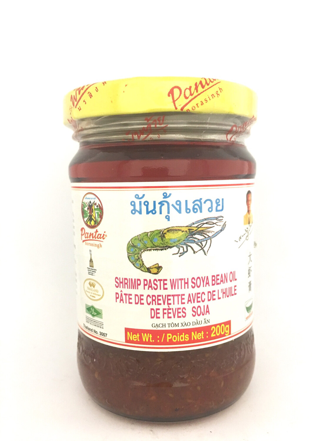 PANTAI SHRIMP PASTE WITH SOYA BEAN OIL 24X200G