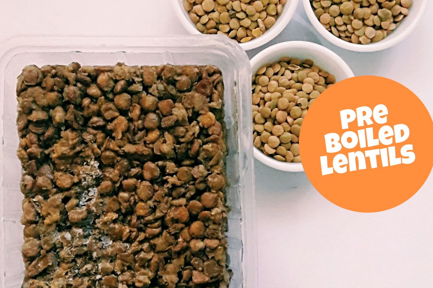 Pre Boiled Lentils a.k.a kamande 500g pack