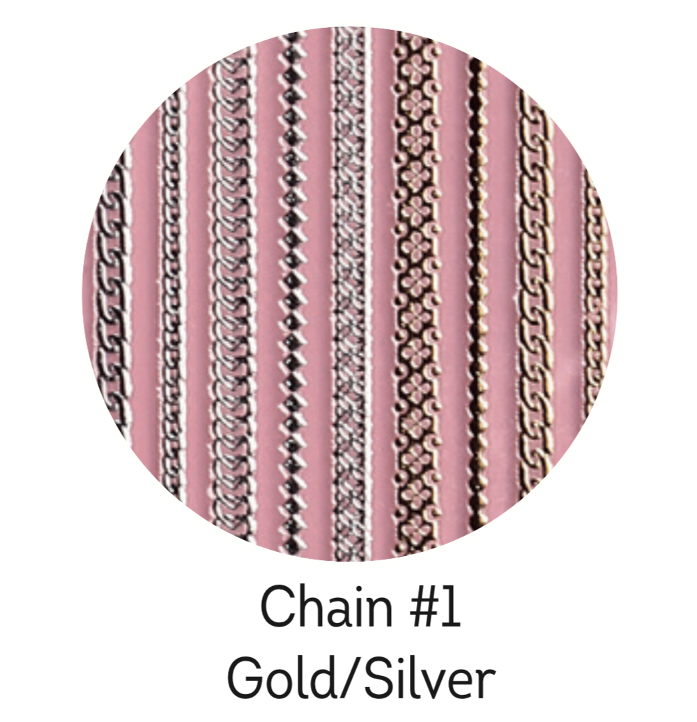 Charmicon 3D Silicone Stickers Chain #1