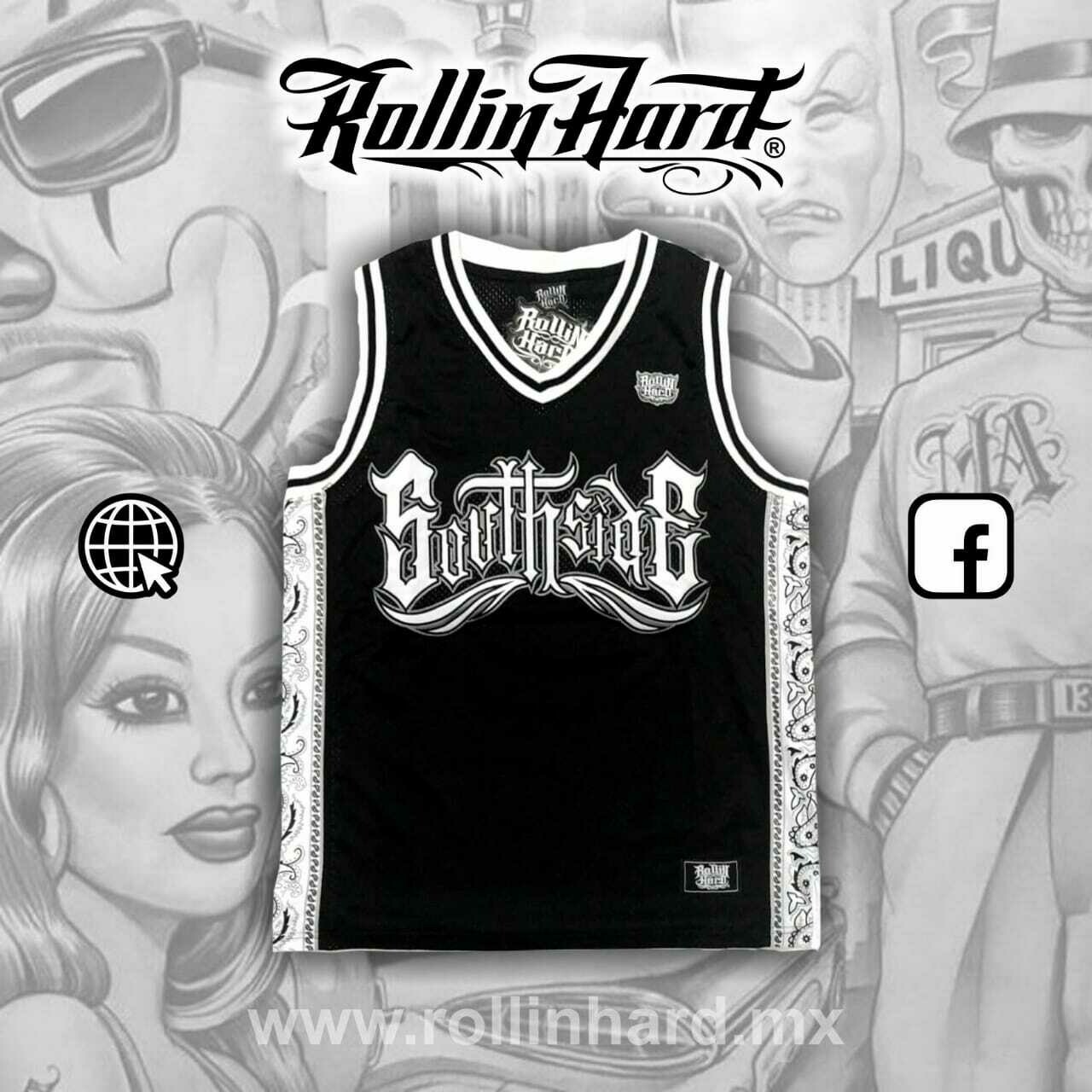 Rollin Hard Camiseta Bandana SouthSide