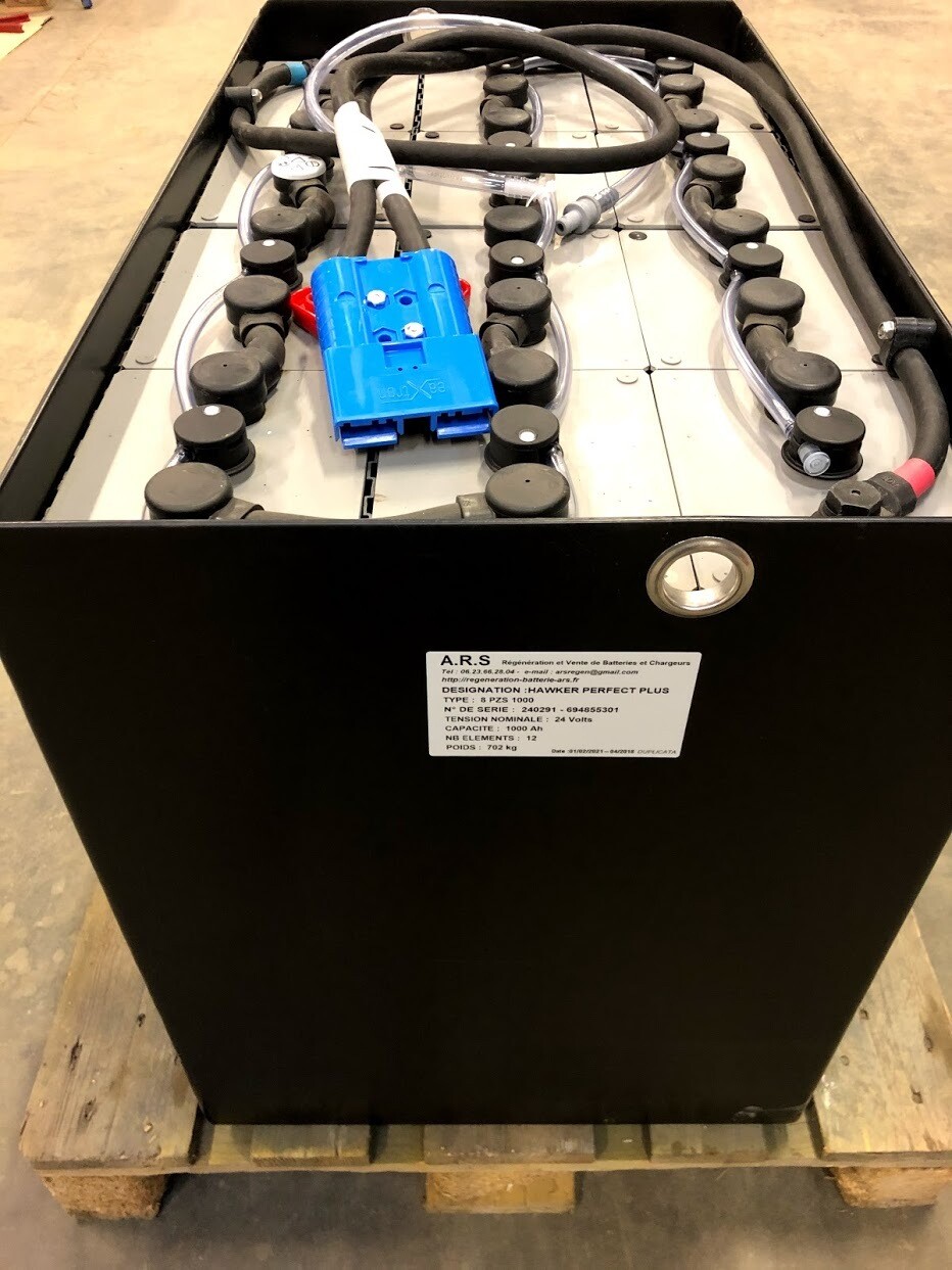 Batterie chariot DOOSAN D15R-5 dans le Rhône (24V-1000Ah)