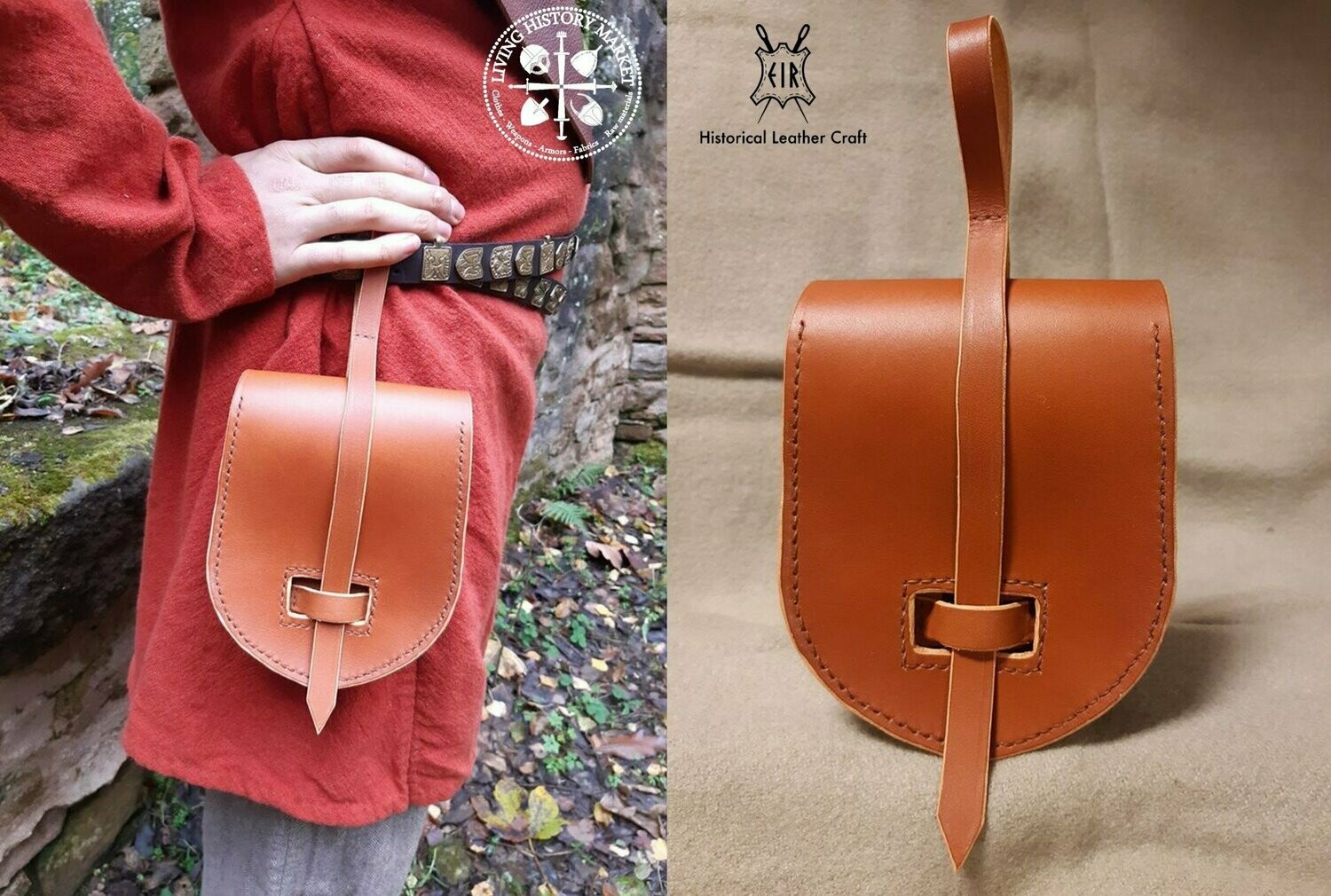 Leather pouch (generic shape)