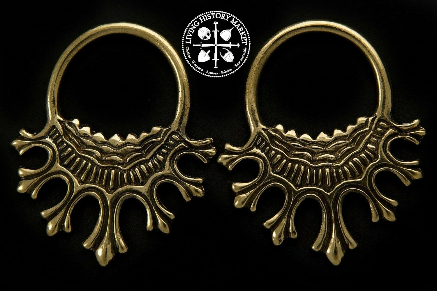 Temple rings for women costume - Seltso type - Rus/Slavic- 10/11 ...
