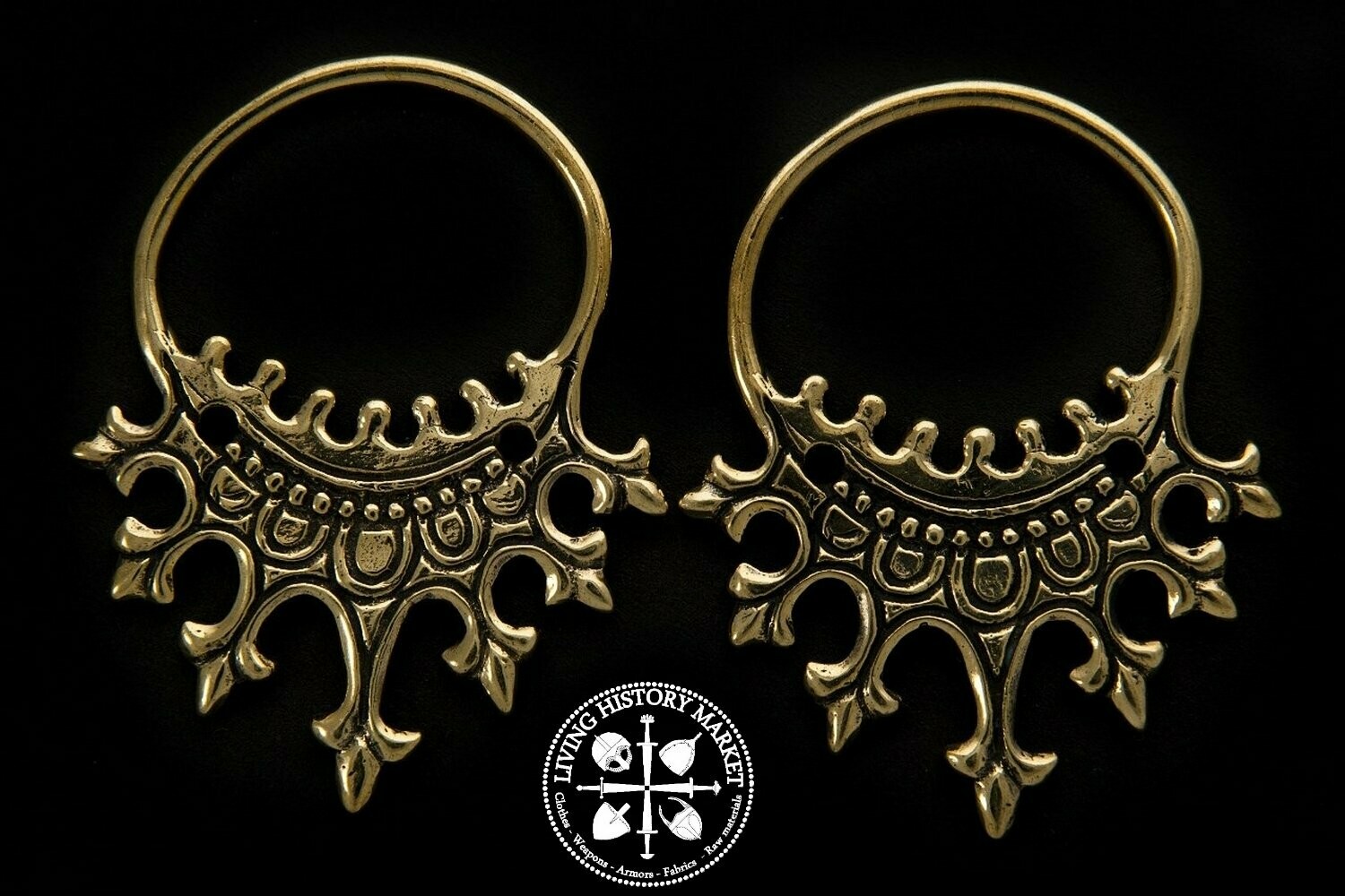 Temple rings for women costume - Rus -11-12 century - Old-Rus