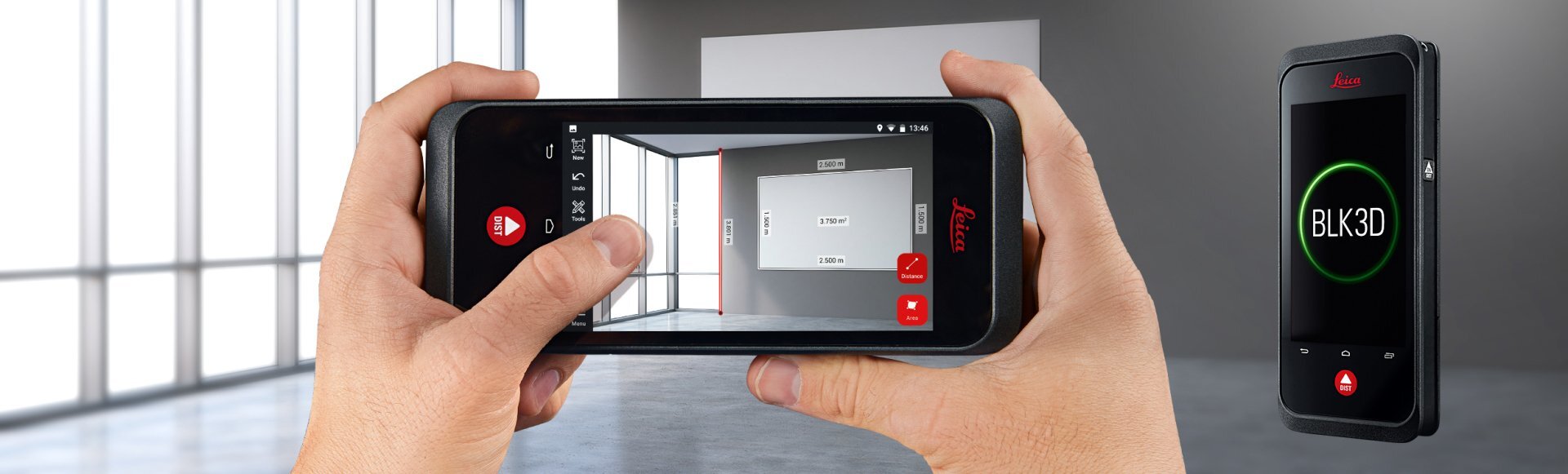 Leica BLK3D: Realitätserfassung, Komplettlösung für das Aufmaß im Foto