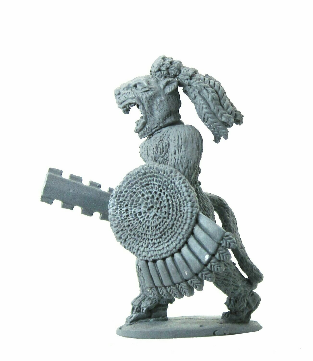 Aztec Jaguar knight running with macana