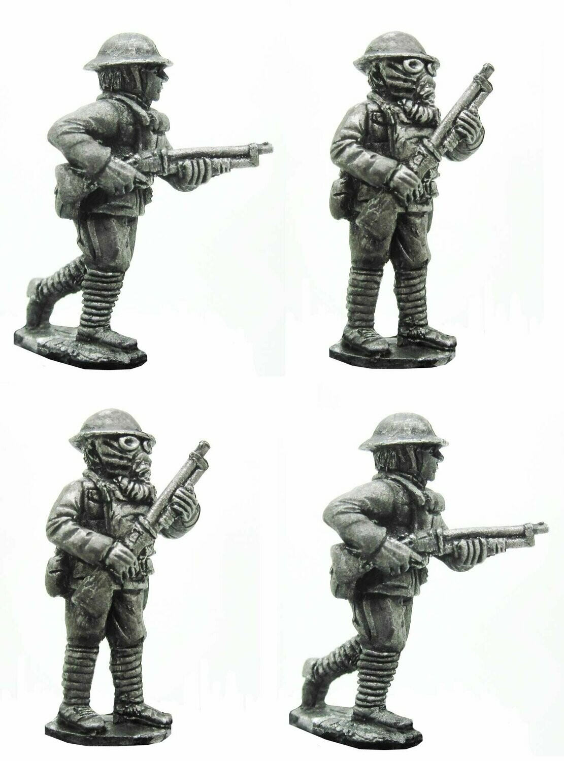 28mm WW1 US trench raiders