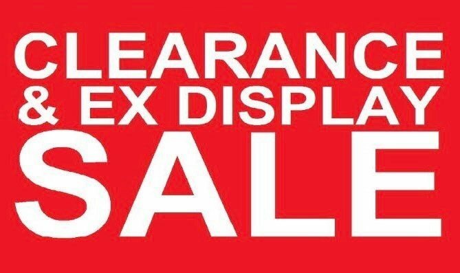 Clearance & Ex-Display Items