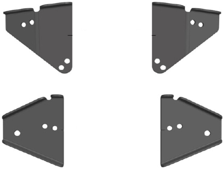 CFMOTO ZFORCE 800/950 Trail Gen. 2 A-Arm Guards HDPE, OEM (5BWV-804300 ...