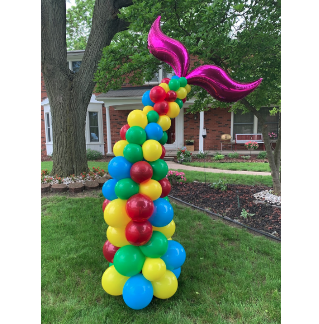 Custom crazy Balloon Column