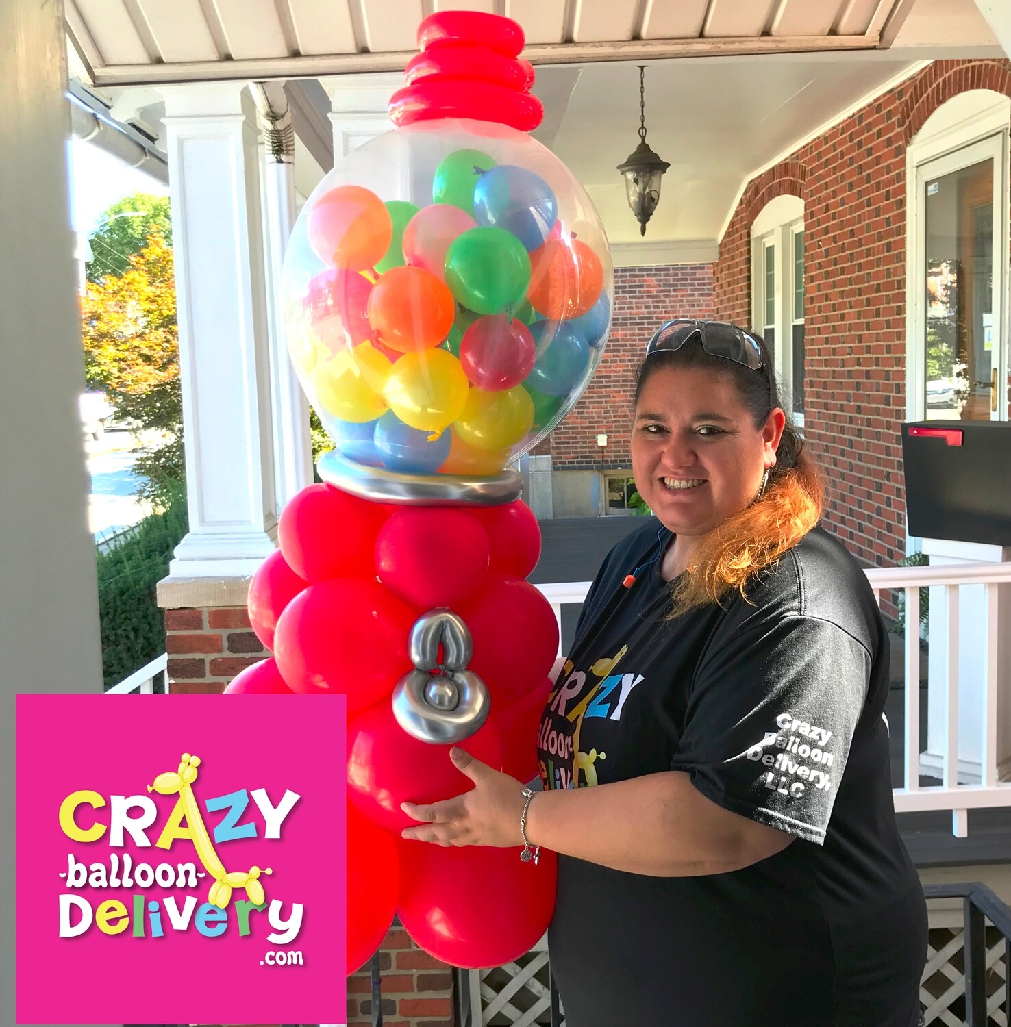Giant Gumball Machine Balloon Decoration