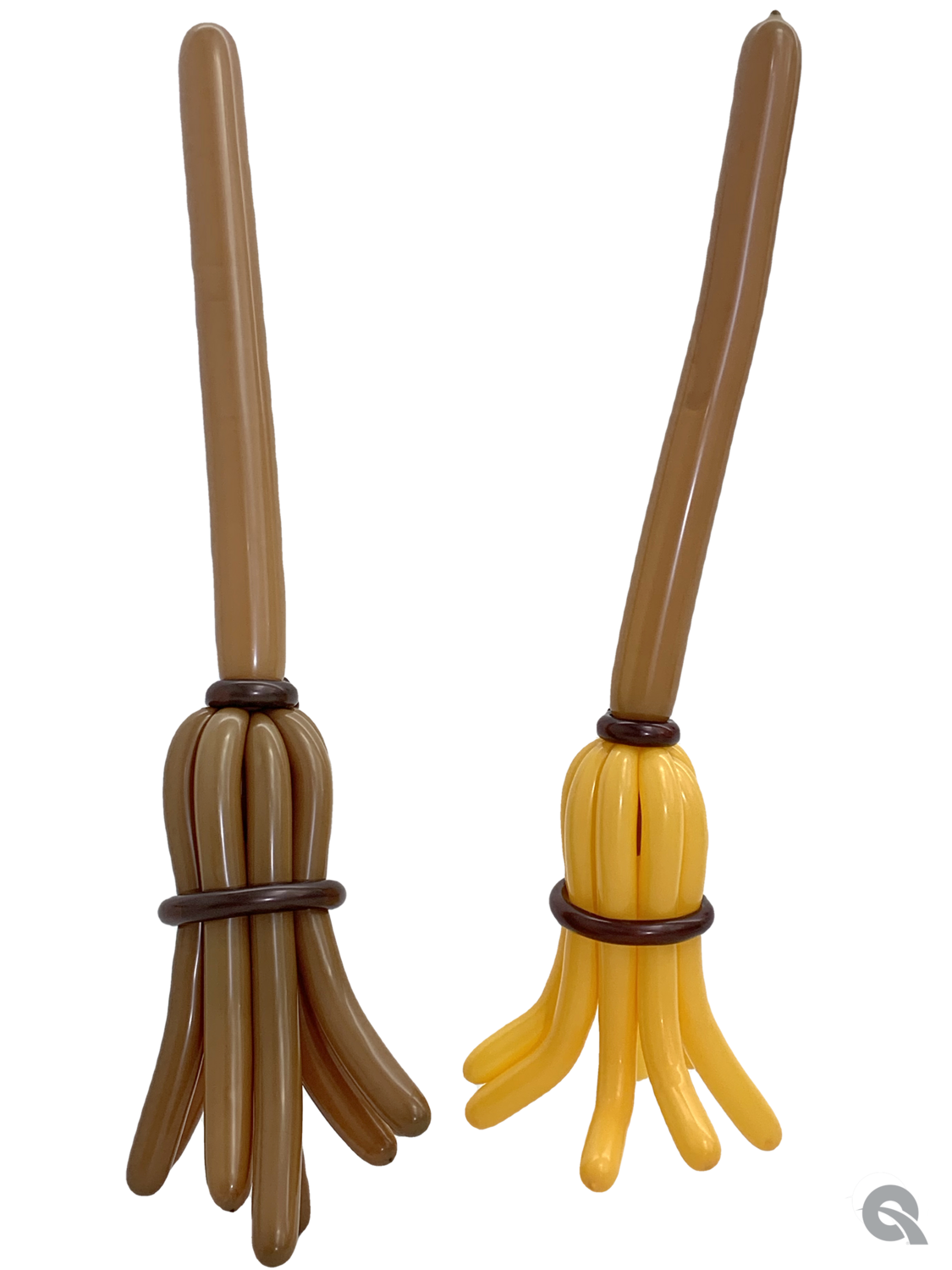 Two Balloon brooms halloween decorations (indoors)