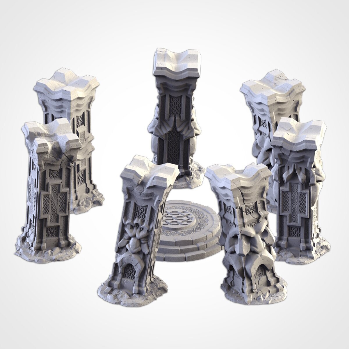 Dwarf terrain Collumns