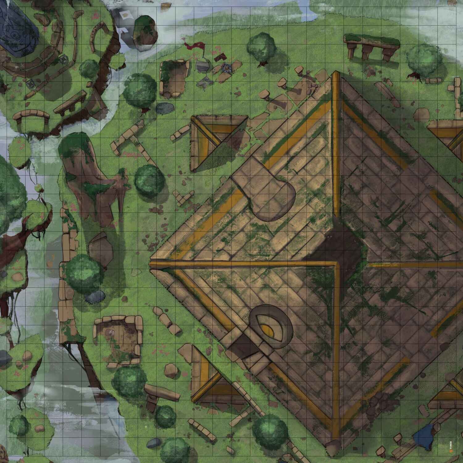 Battlemat RPG Pyramid
