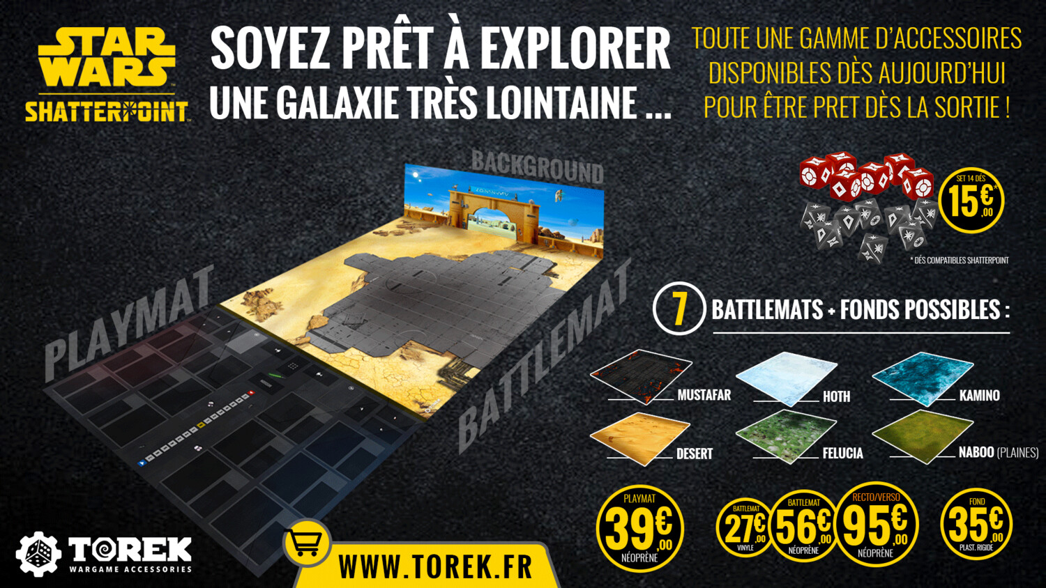 Battlemat double sided (Star Wars Shatterpoint)