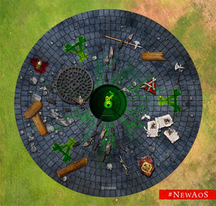 ** New AOS v4 ** Gabarits d'objectifs / target templates - Skaven