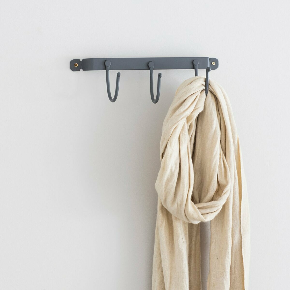 Charcoal Hook Rail Small