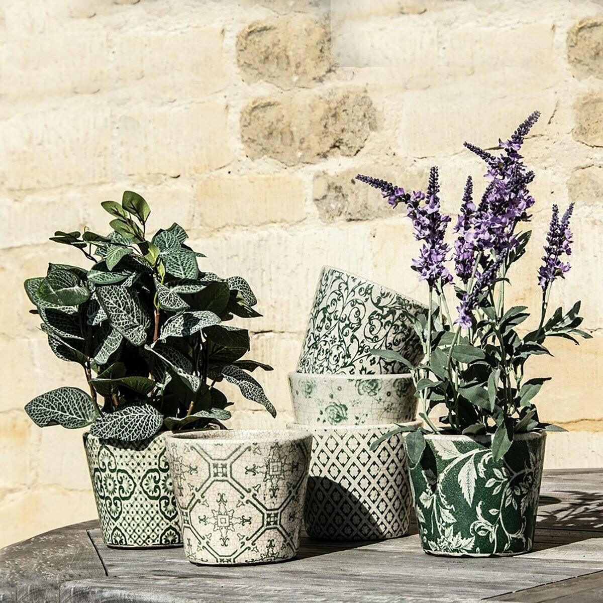 Dutch Style Plant Pot Green