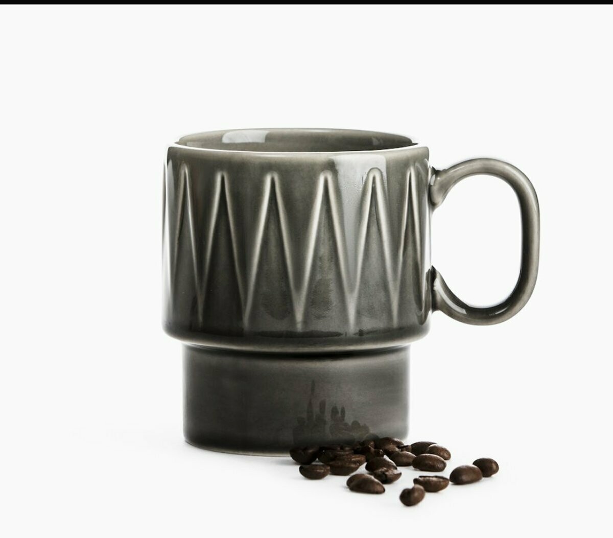 Grey Coffee & More Mug