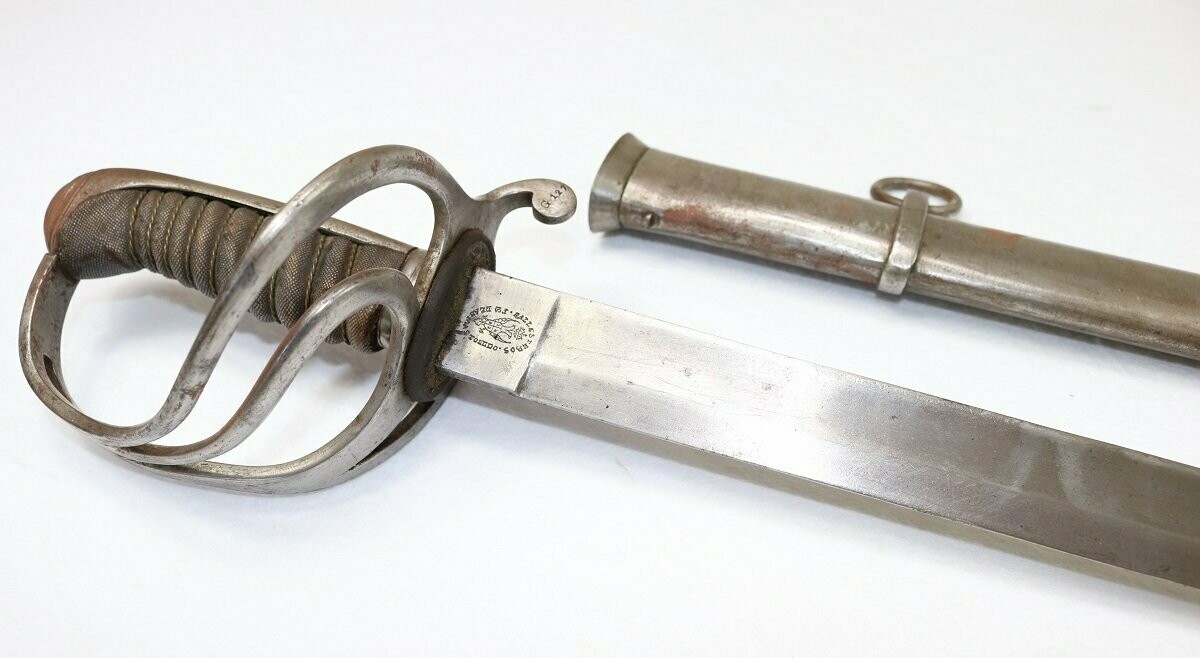 19th century Portuguese cavalry sword made in Toledo