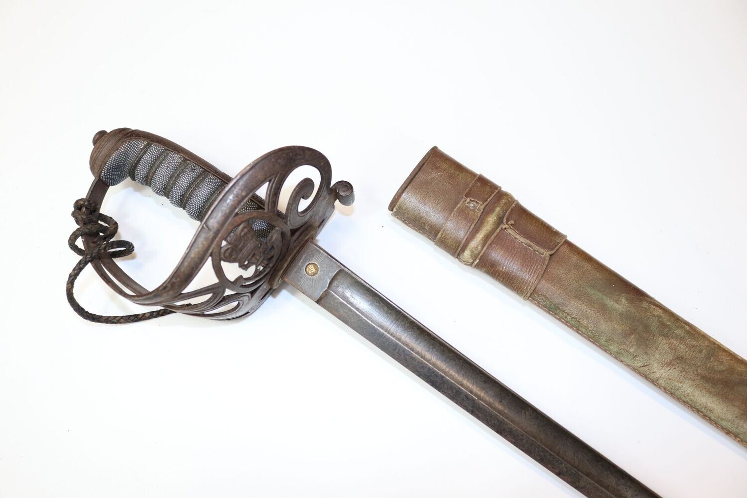 Victorian Rifles Officer's sword in unusual scabbard