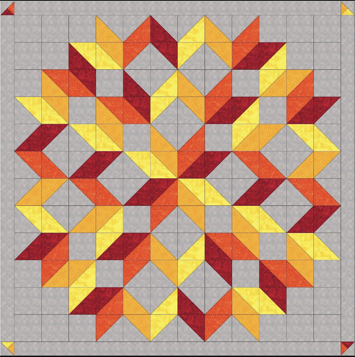 Double Carpenter’s Star Pattern - Digital