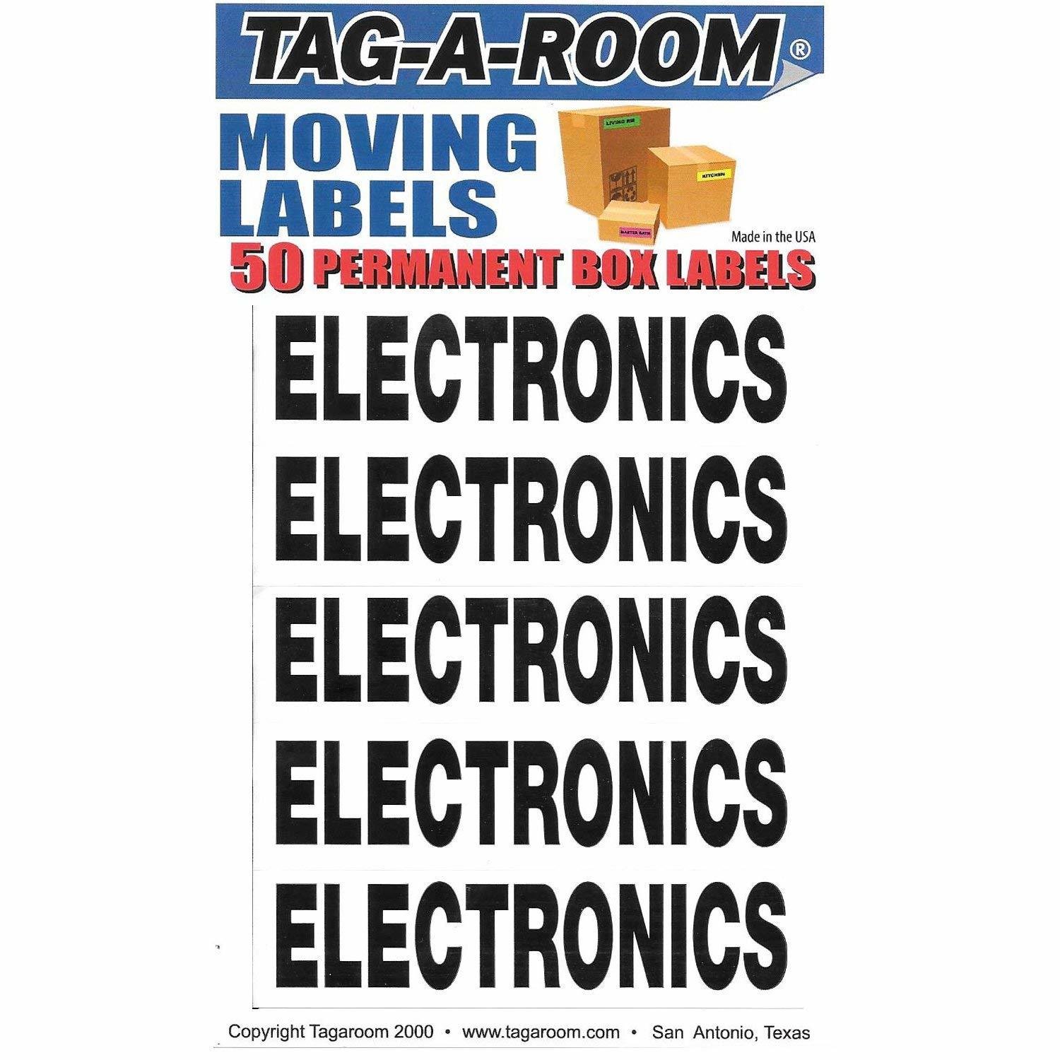 Box Content Moving Label (Electronics)