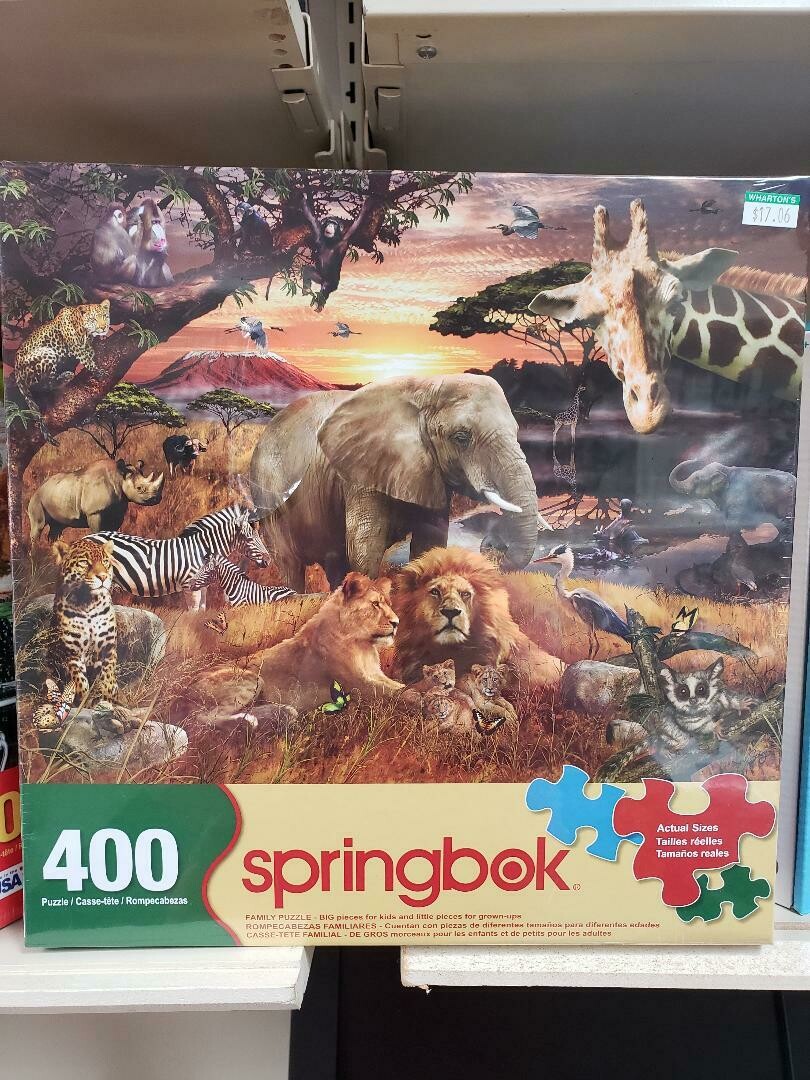Springbok 400pc Puzzle "Animal Kingdom"