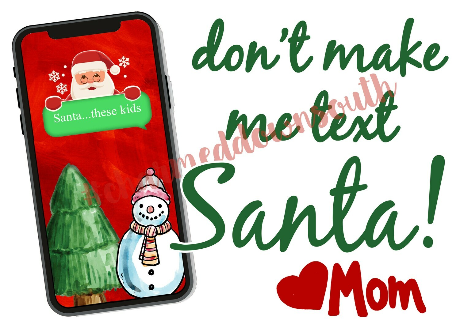 Text Santa