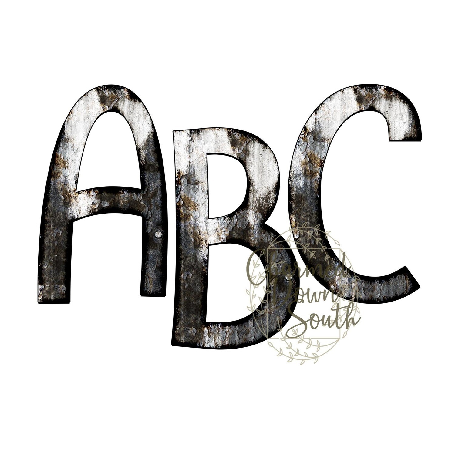 Rust Grey Farmhouse Digital Font