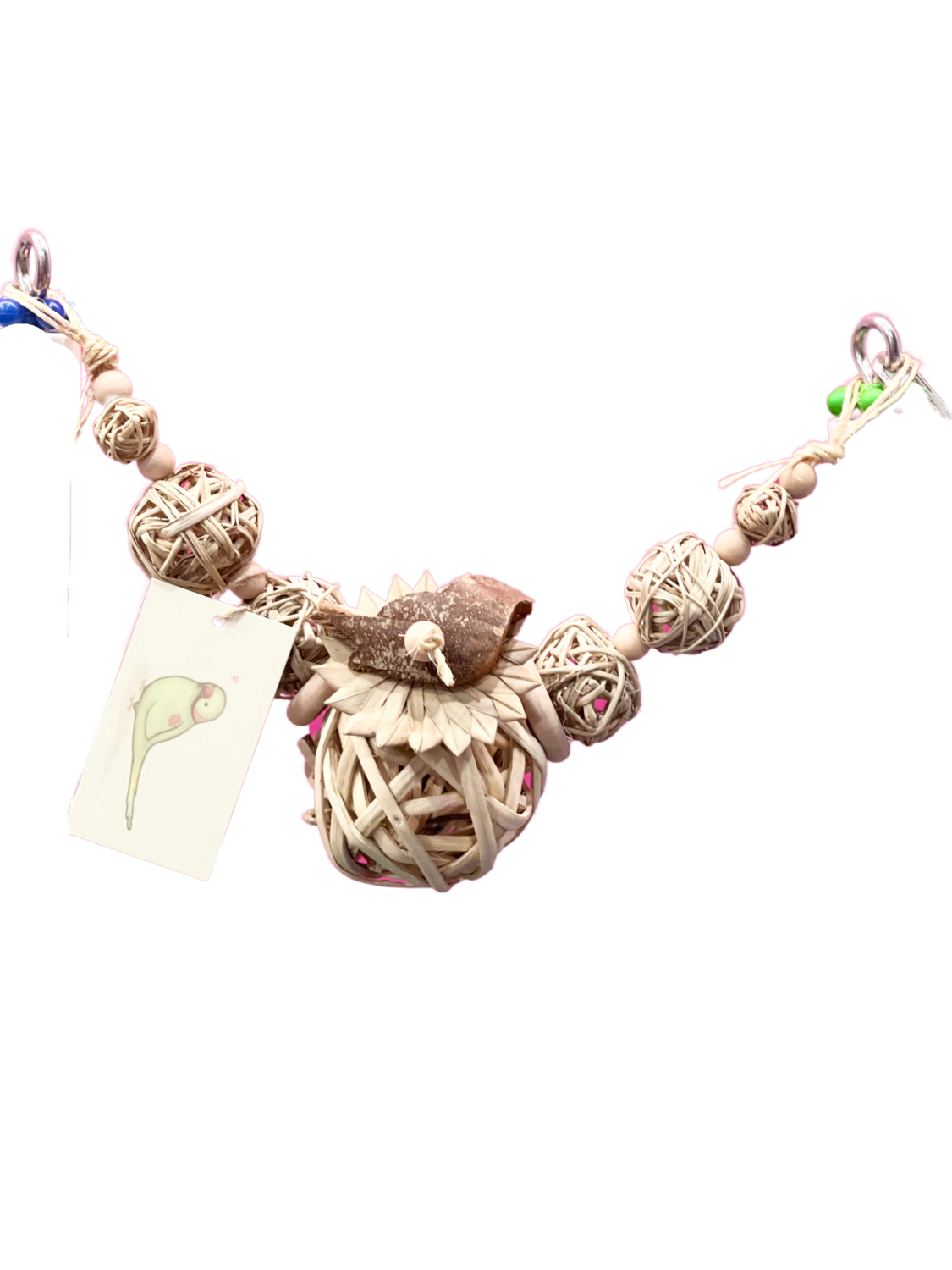 Early Bird cage garland - cage garland toy for small and medium birds ...