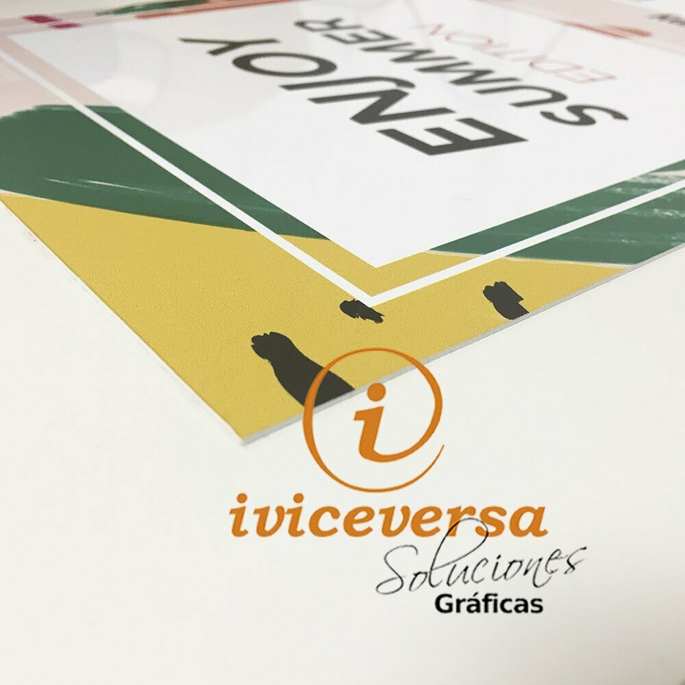 Cartel PVC Rígido 100x70