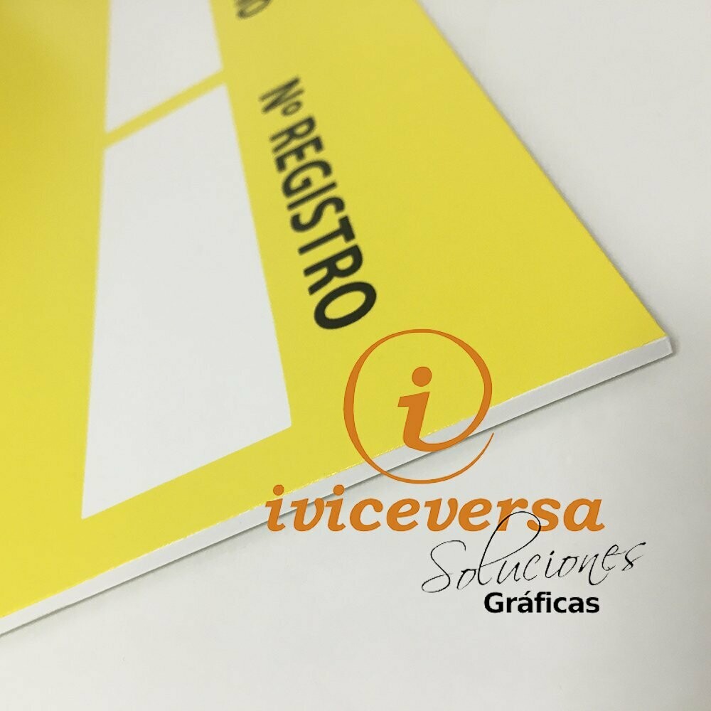 Cartel PVC Espumado 50x35 cm. 3 mm.