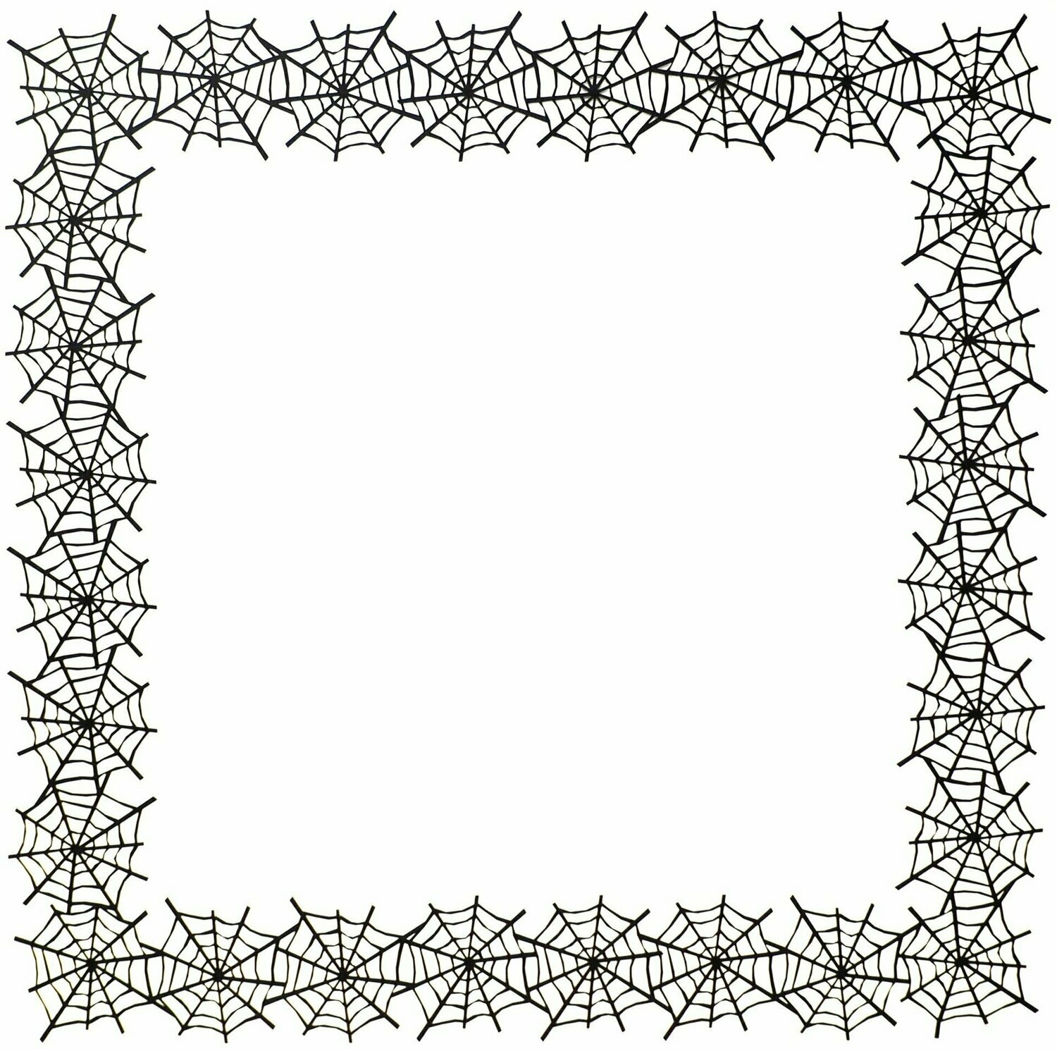 Spider Webs Border
