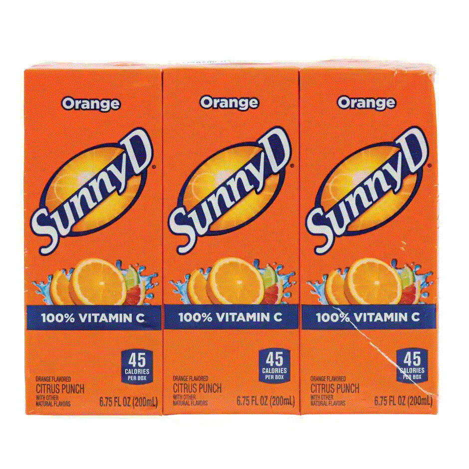 Sunny D Citrus Punch 3pk drink box