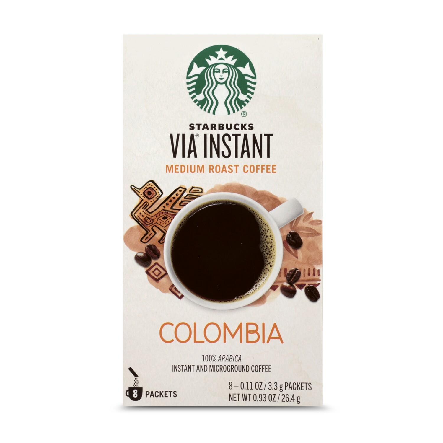Starbucks VIA Instant sticks Columbia 8ct