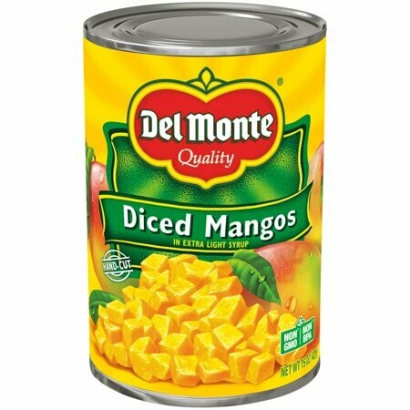 Del Monte Mangos, diced
