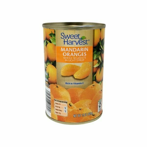Oranges - mandarin in light syrup