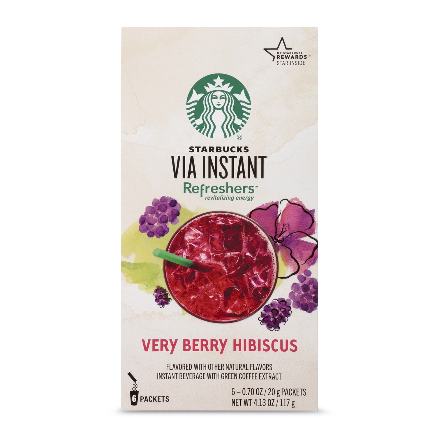 Starbucks VIA Instant sticks Sweetened Iced Coffee 6ct
