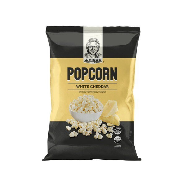 J. Higgs White Cheddar Cheese Popcorn