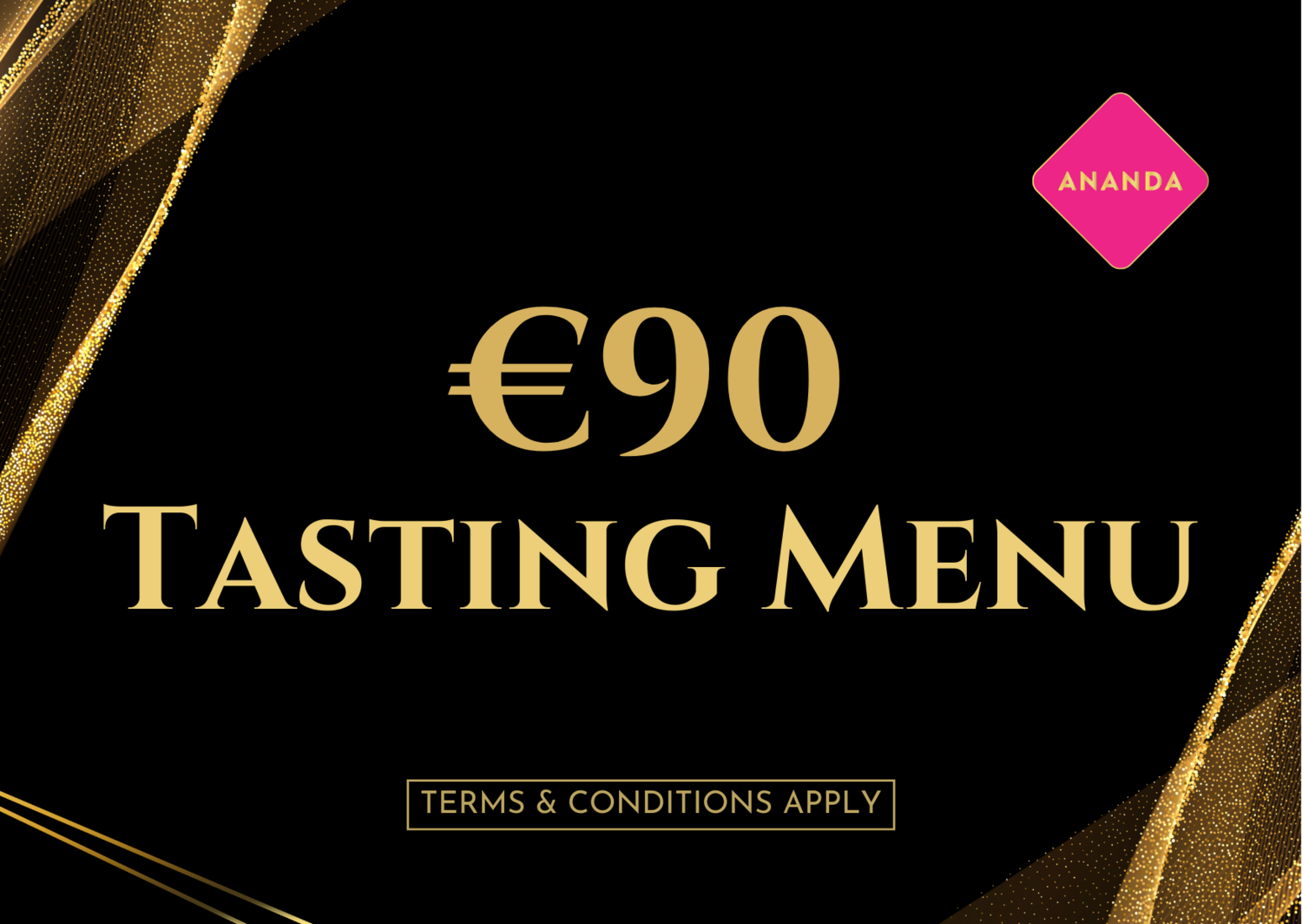 Ananda Restaurant's Tasting Expierence for One