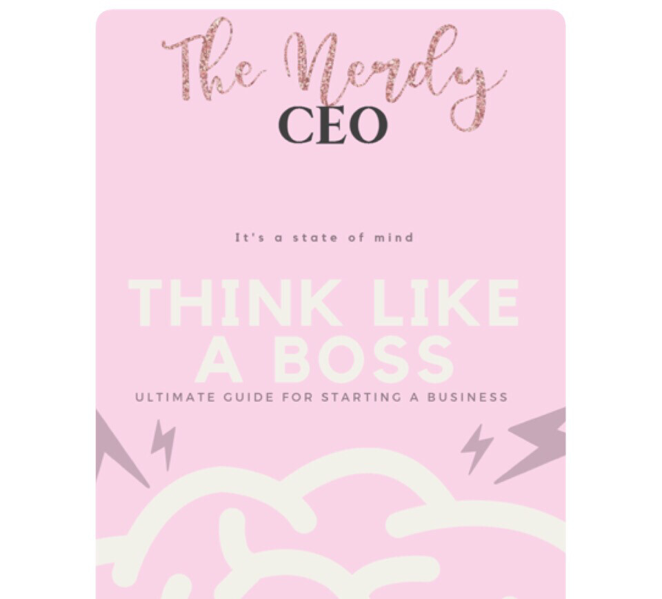 Think Like A Boss Book | Store - The Nerdy Goalsetter