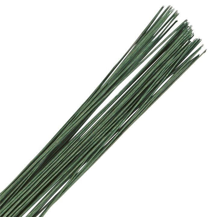 Dark Green Floral Wire - 18 Gauge (1.2mm) 1381G