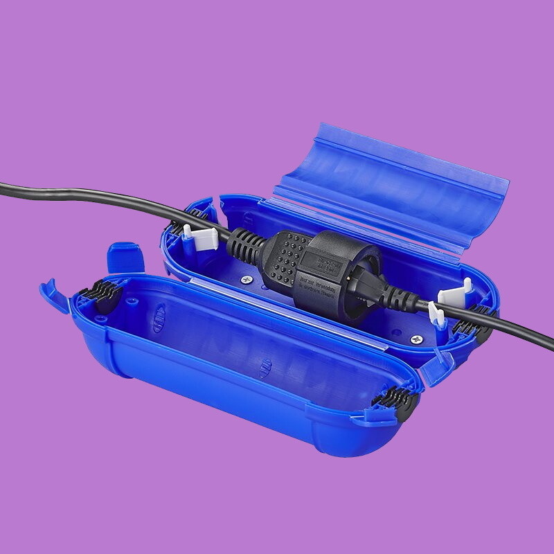 Sicherheitsbox für Schuko/CEE Stecker verschiedene Farben