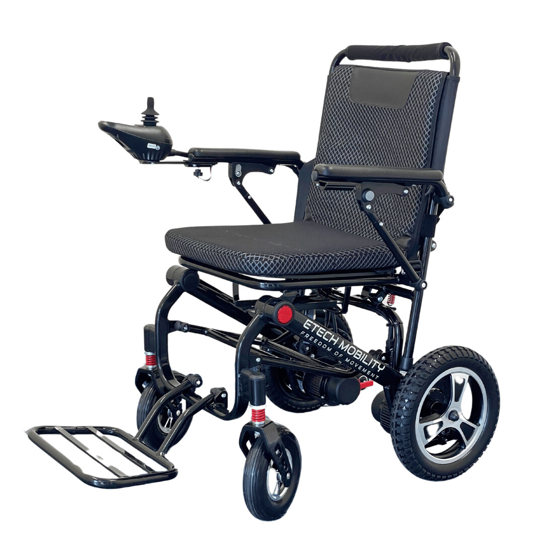 Super Lightweight Folding Electric Wheelchair | Etech Mobility LiteMax V2