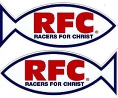 Racers For Christ Die Cut Decal Set | Team RFC