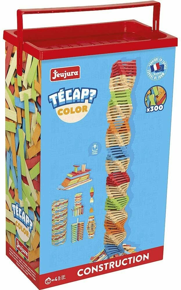 Jeujura - 8335 - Jeu de Construction - Tecap - Color - 300 Pièces