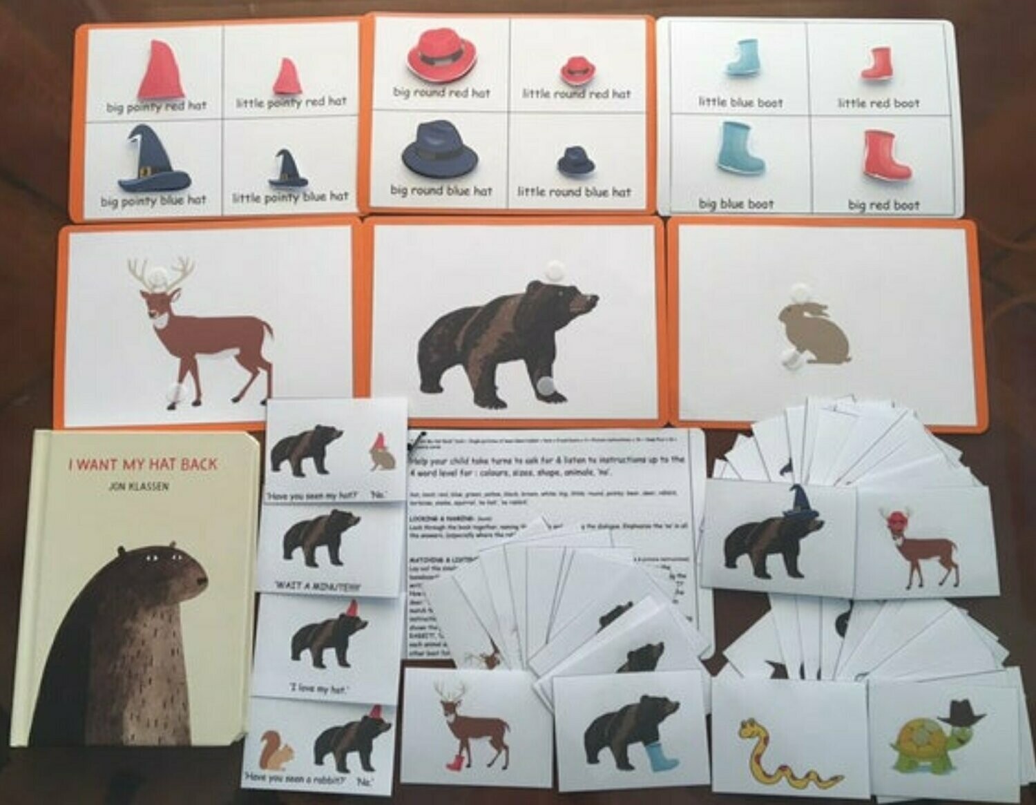 I Want My Hat Back 4WL Pack with Board Book